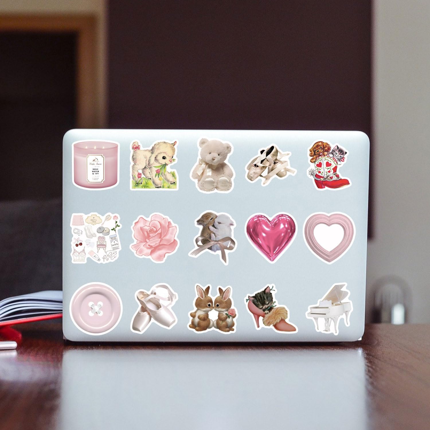 120 calcomanías de vinilo de coqueta, impermeables, estéticas, vintage ...