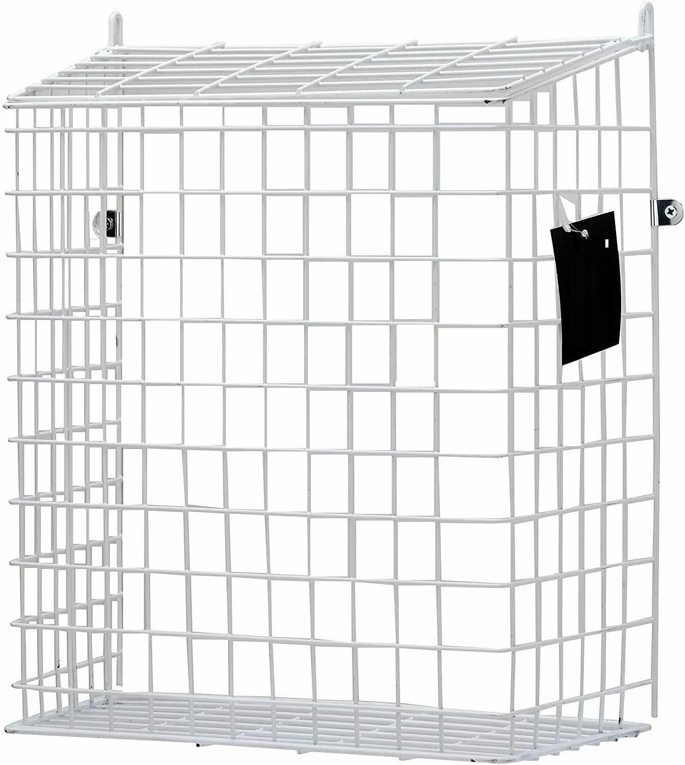 EliteKoopers 1Pcs White Front Door Letter Cage Guard For Basket Mail ...