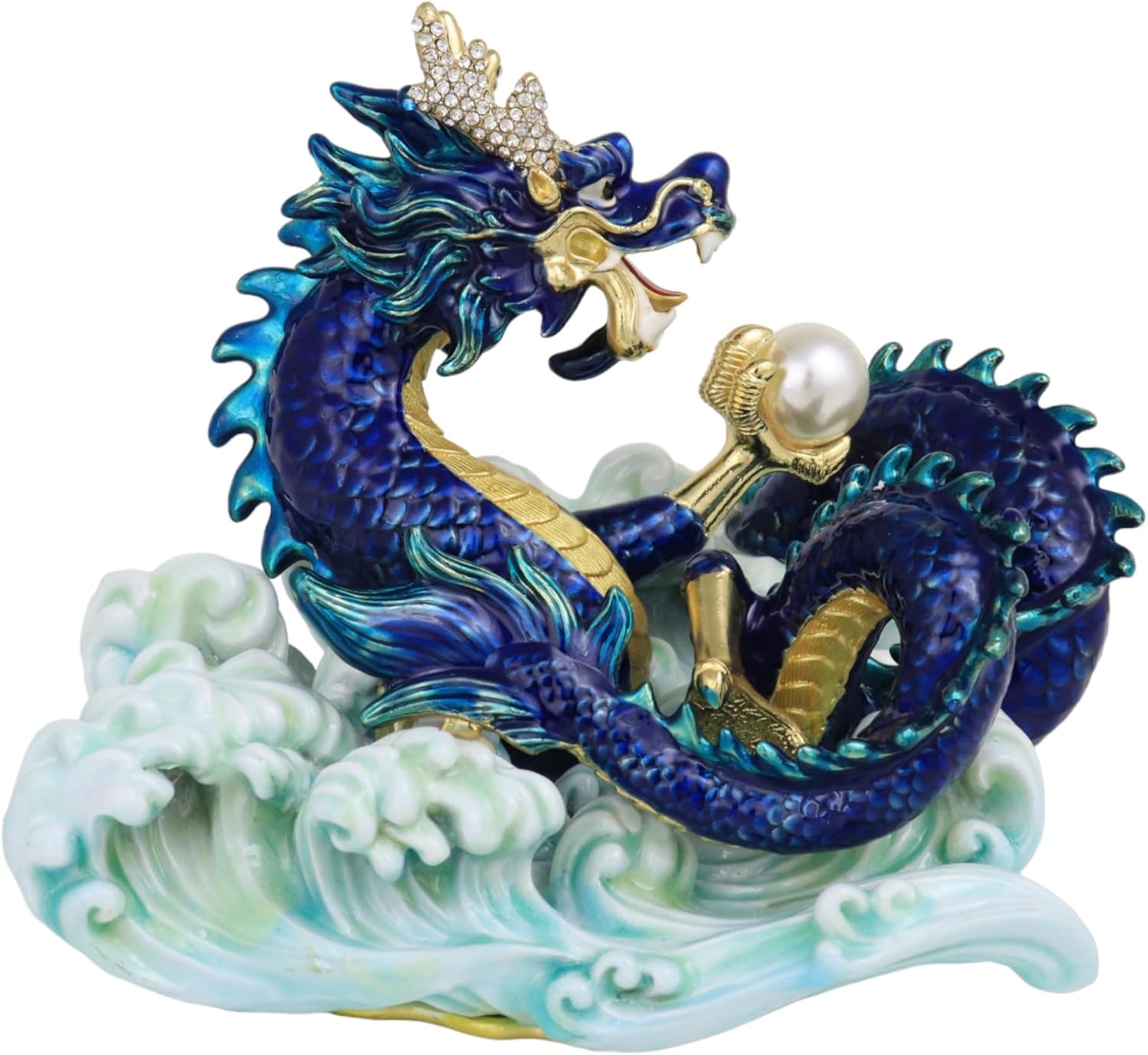 Amazon.com: Feng Shui Azure Dragon with Waves : Home & Kitchen