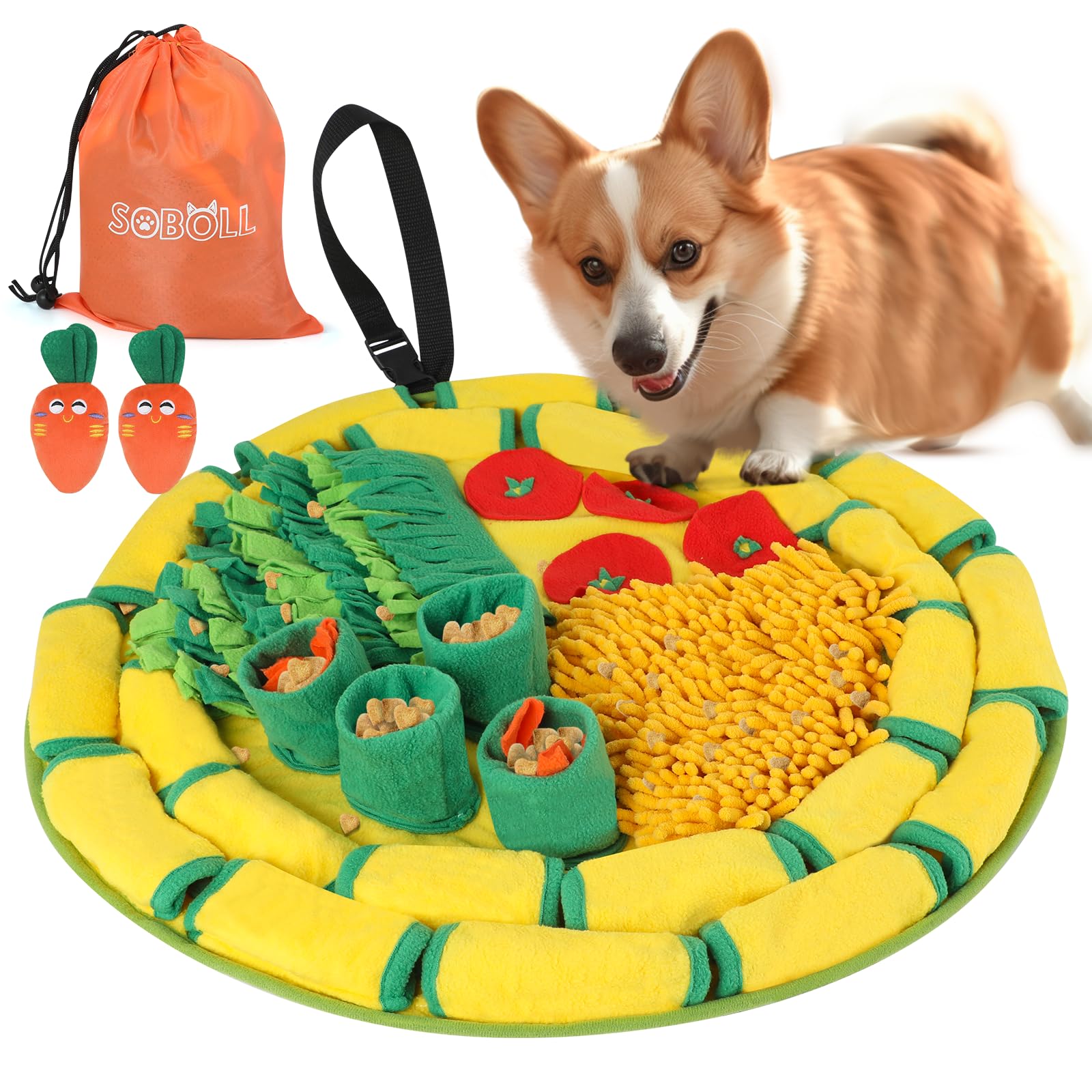 Amazon.com: Pet Snuffle Mat for Dogs - Puppy Sniffing Pad Feeding Mats ...