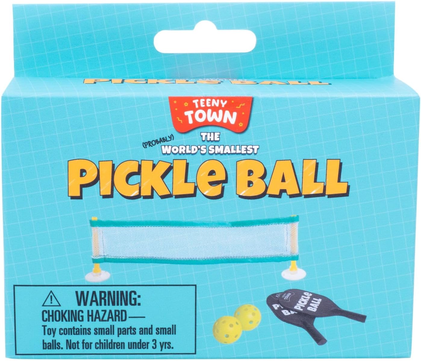Amazon.com: Teeny Town Pickle Ball: Miniature Version of a Fast-Paced ...