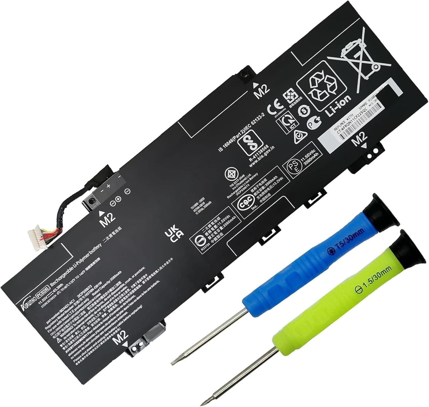 Amazon.com: AURUNHO PC03XL Laptop Battery Replacement for HP Pavilion ...