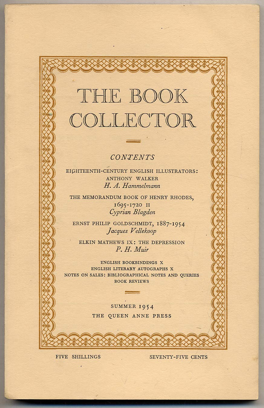 The Book Collector: Volume 3, No. 2, Summer 1954: FLEMING, Ian, John ...