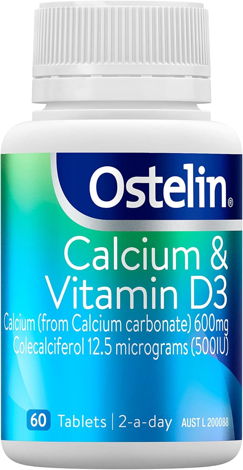 Ostelin Calcium and Vitamin D3 - Supports Bone Strength - Maintains ...