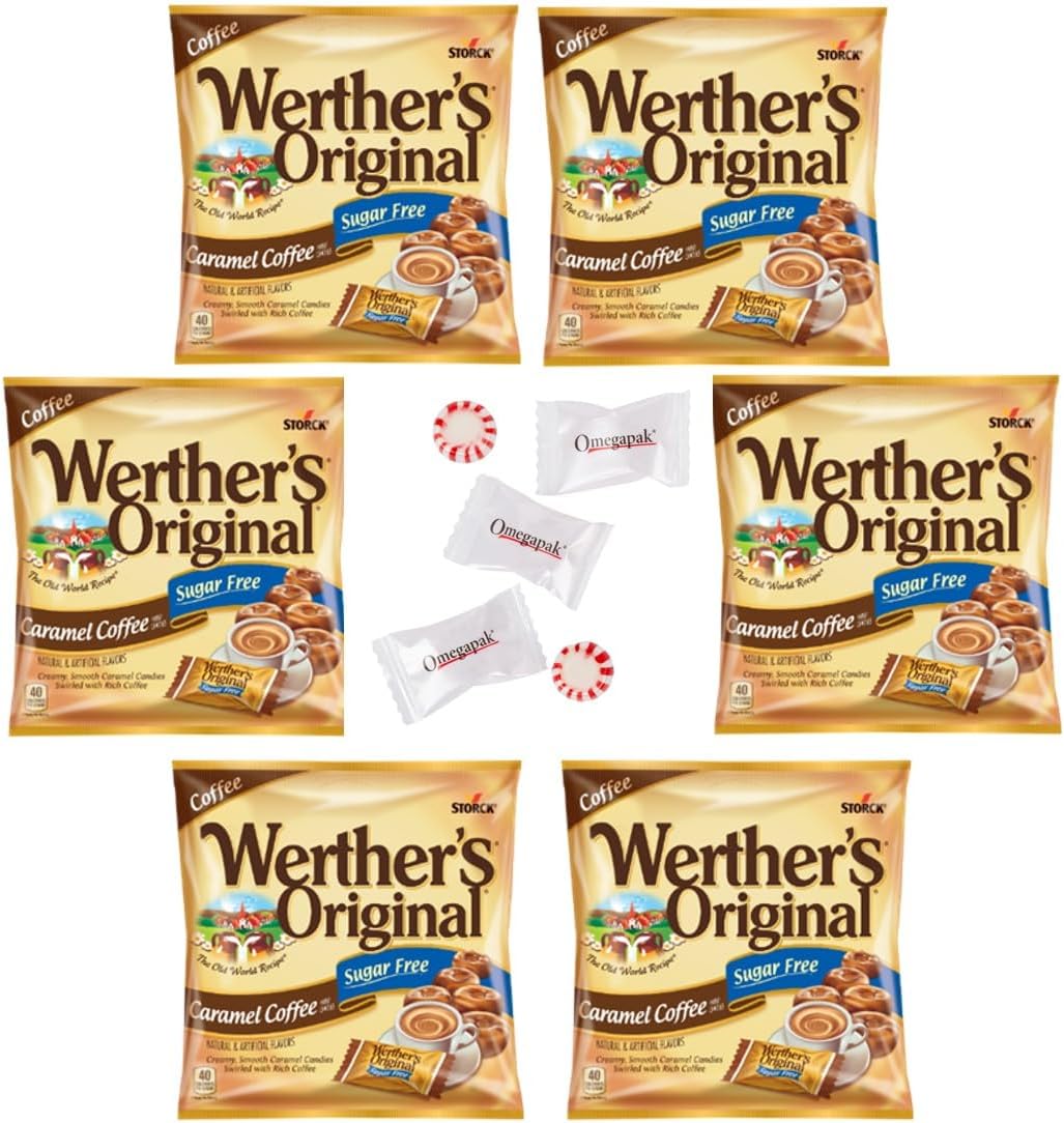 Amazon.com : Werthers Original Sugar Free Caramel Hard Candies 12 Pack ...