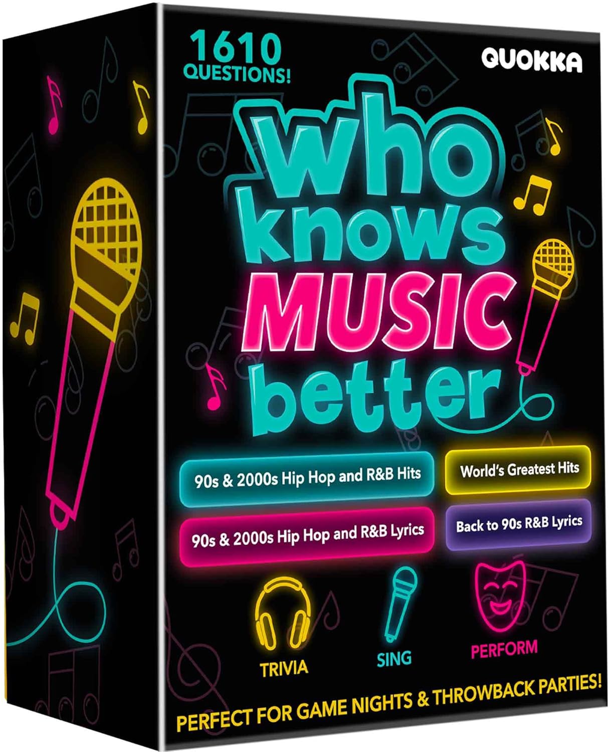 Amazon.com: QUOKKA Who Knows Music Better? 1610 Music Trivia Questions ...