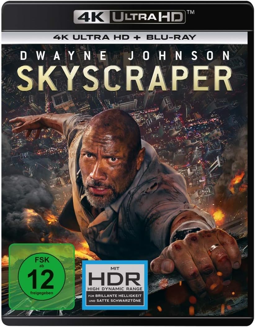 SKYSCRAPER - MOVIE [4K Ultra-HD + Blu-ray] [2018]: Amazon.co.uk: DVD ...