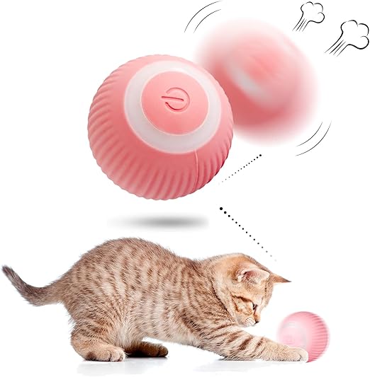 Amazon.com : FARLEY Smart Interactive Cat Ball Toy, Automatic Rolling ...