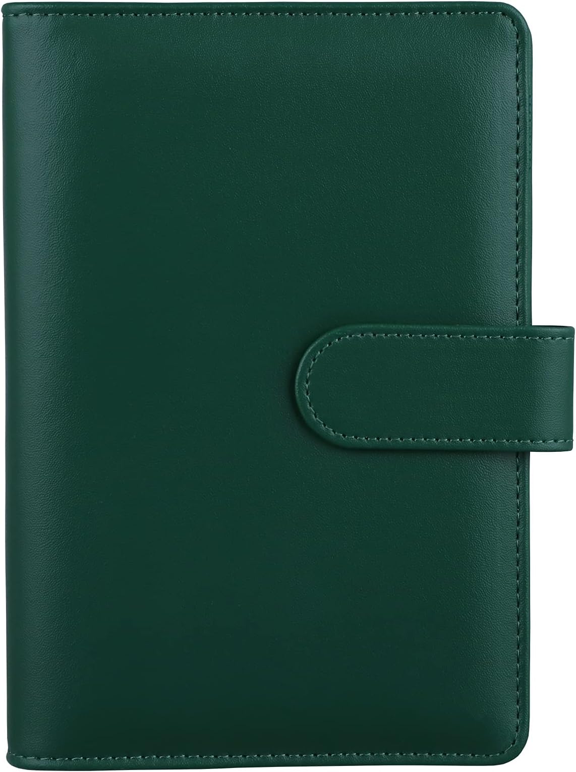 HAUTOCO A6 PU-Leder-Notizbuch, nachfüllbar, 6 Ringordner für A6 ...