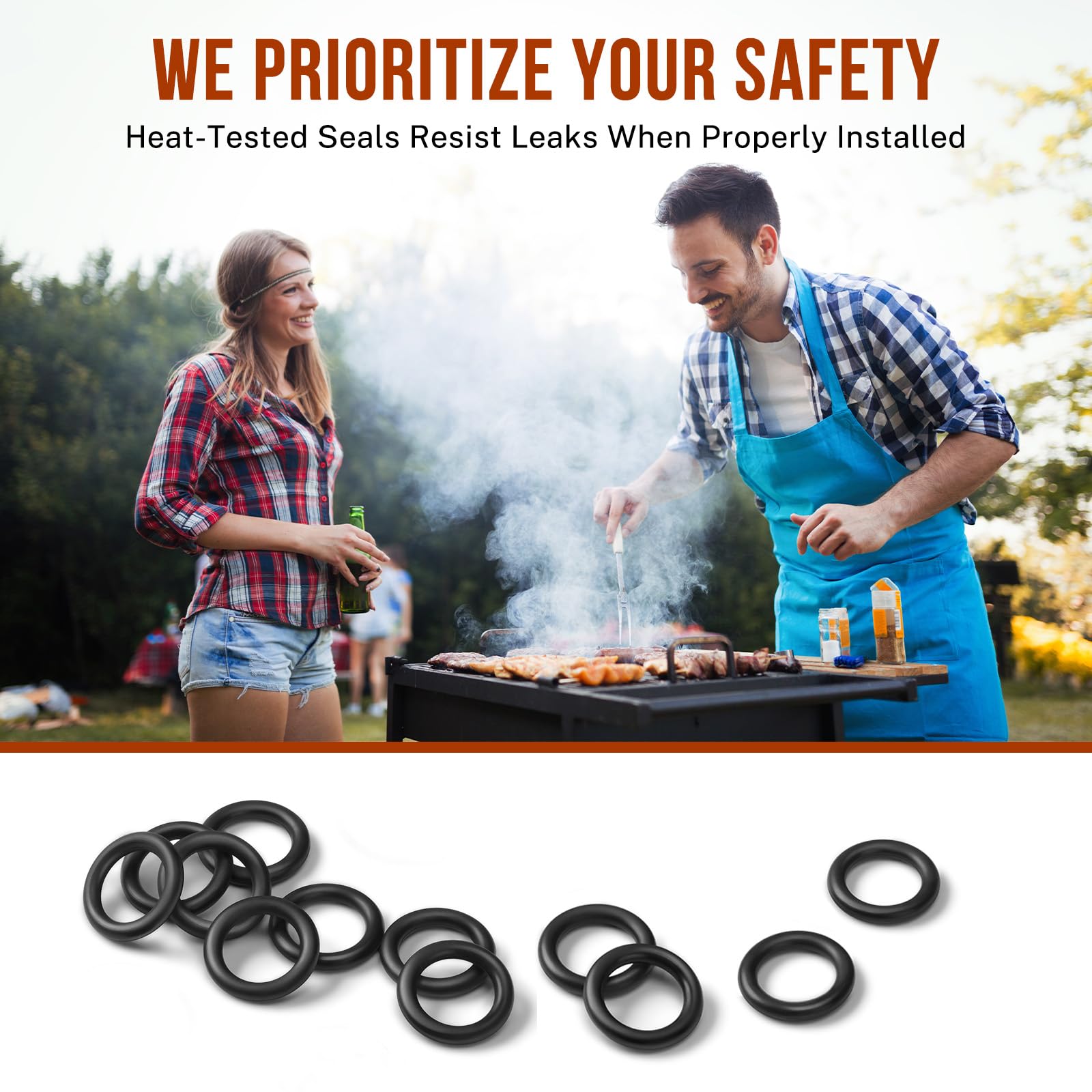 Snapklik.com : Alloxity 12Pcs Propane Tank O-Rings For All Soft Nose ...