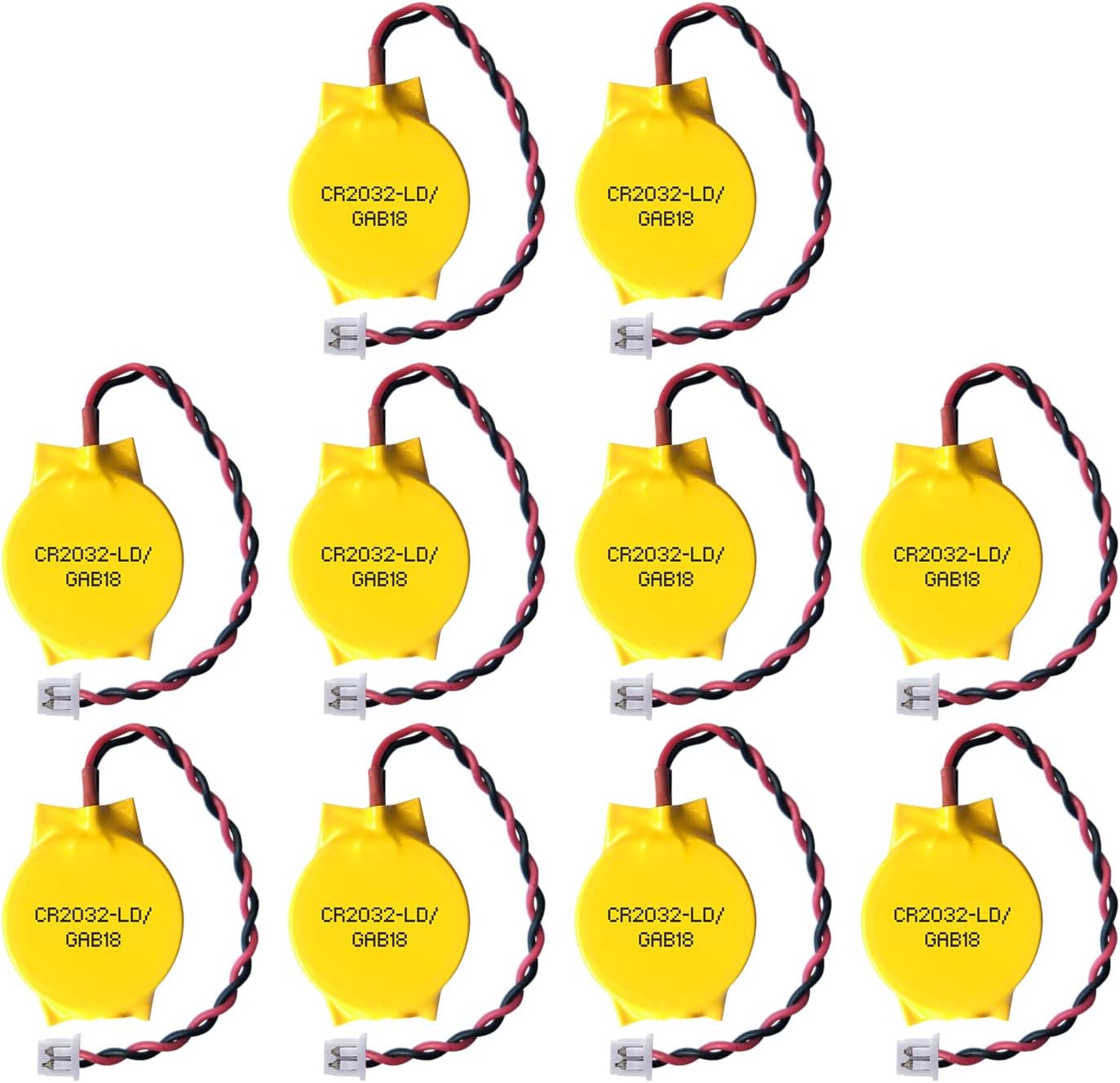 Amazon.com: EEMB 10-Pack CMOS Battery CR2032 3V Lithium Battery with ...