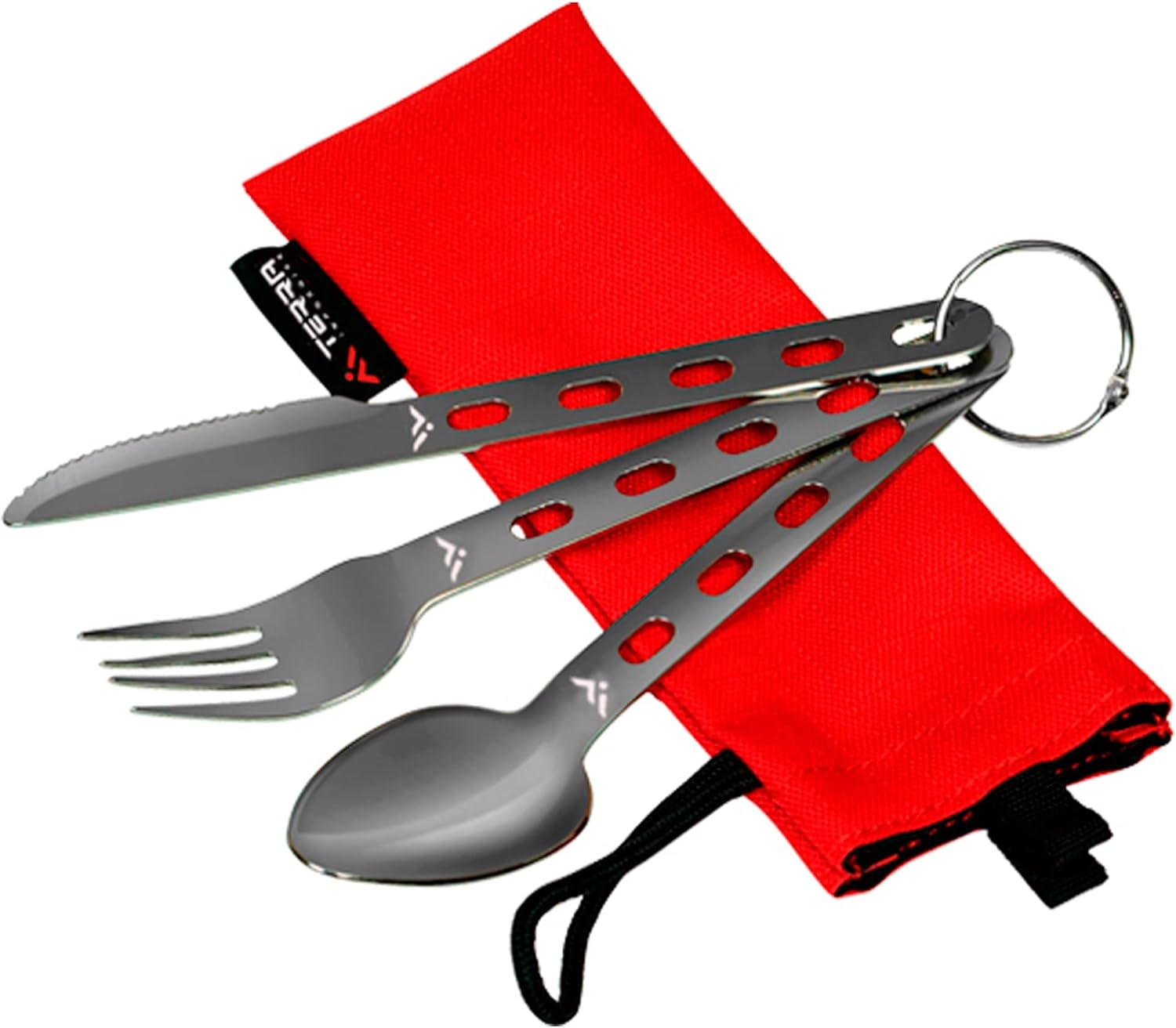 Amazon.com: TERRA INCOGNITA Camping Fork Spoon Knife Set - Cutlery For ...