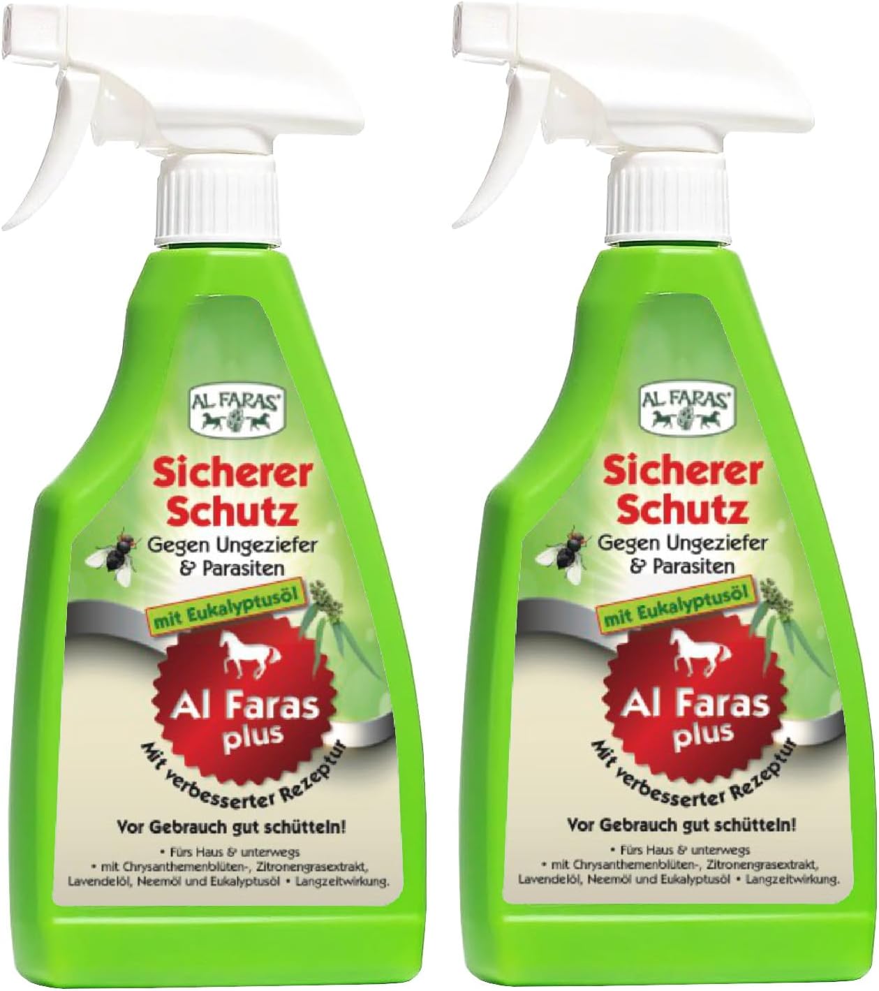 Al Faras Sicherer Schutz gegen Ungeziefer & Parasiten 2x 500ml neue ...