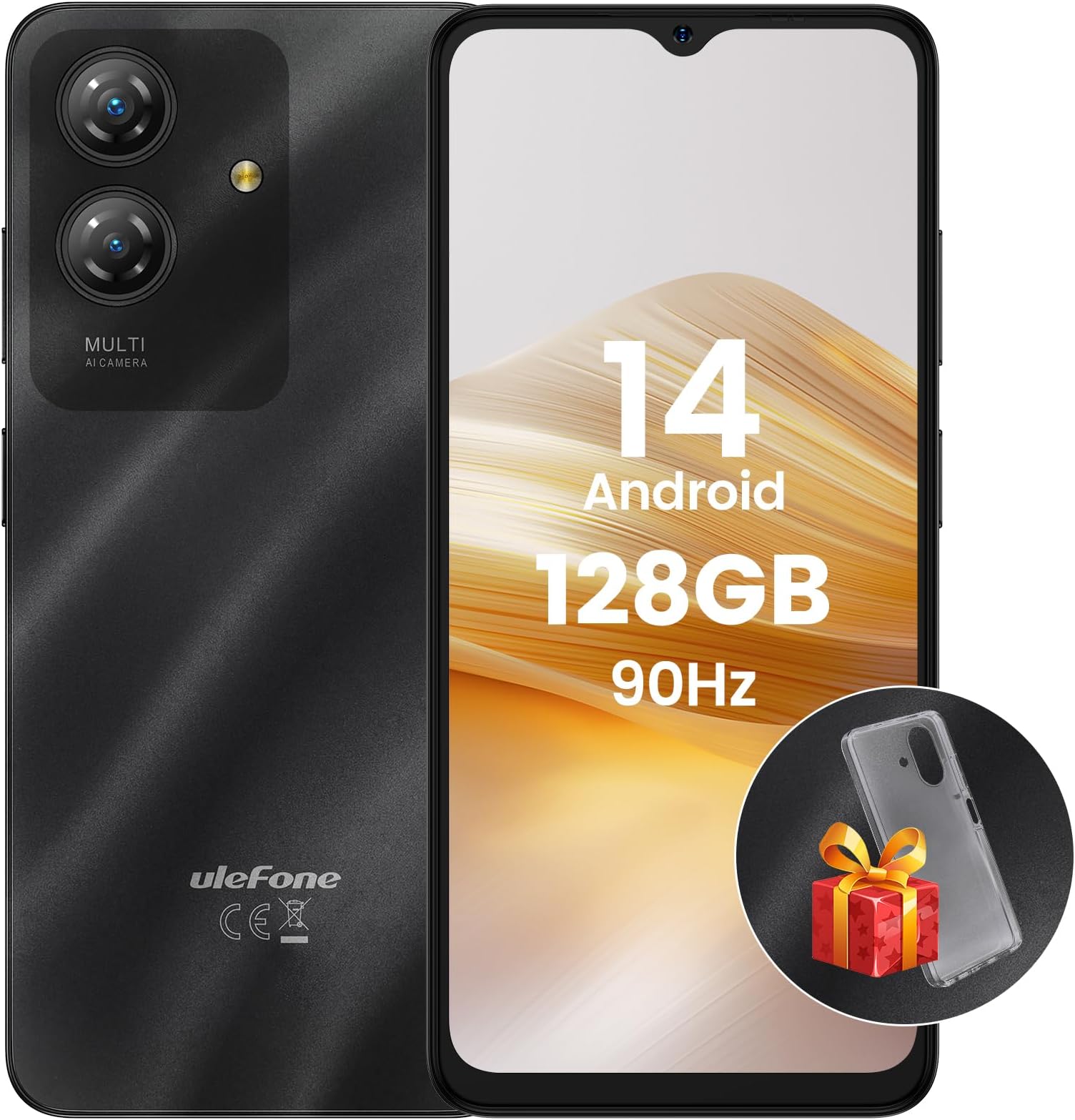 Ulefone Note 21 Mobile Phones 2025 128GB Android 14, Octa Core up to ...