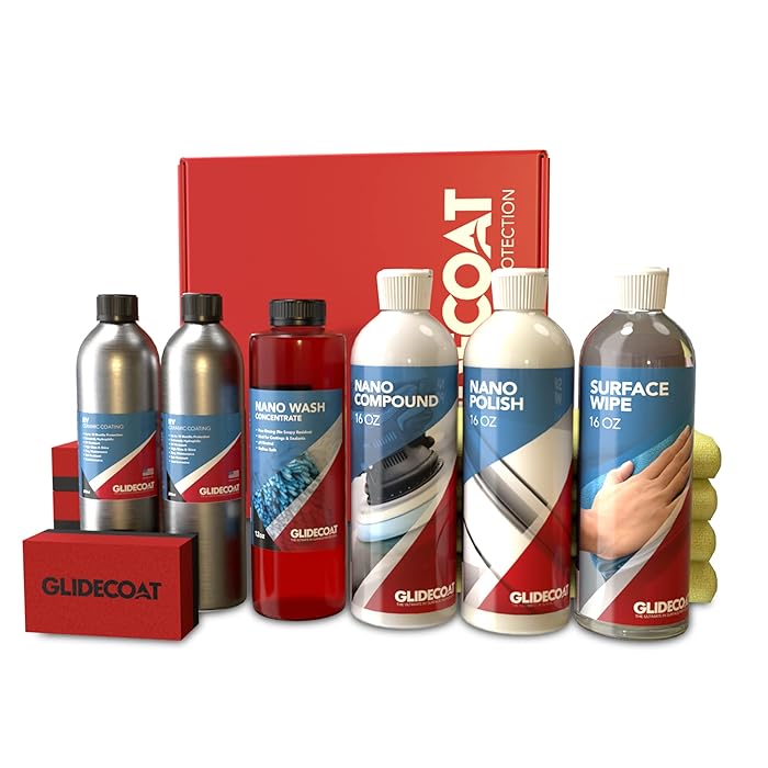 Buy Glidecoat RV Ceramic Coating Top Kit (500ml) 30ft - 9H Ceramic ...