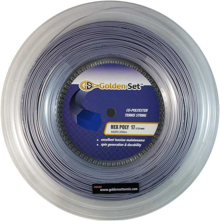 Golden Set Hex Poly Polyester String, Racquet String - Amazon Canada