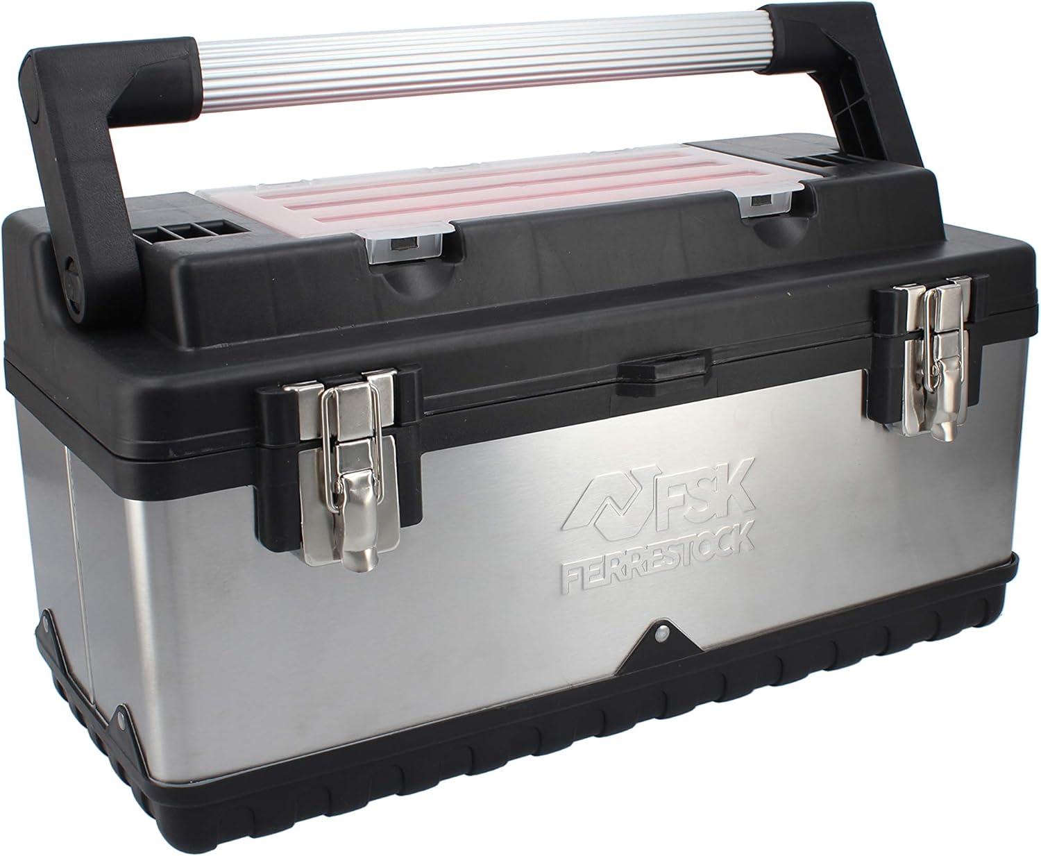 Ferrestock FSKCHM020 Stainless Steel Tool Box 50 cm x 23 cm x 25 cm ...
