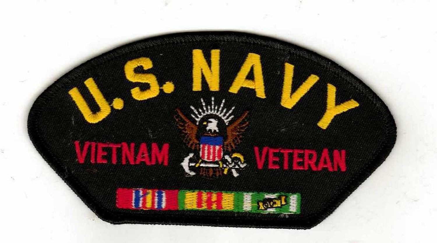 Amazon.com: Navy Vietnam Veteran HMC Black Hat Patch : Arts, Crafts ...