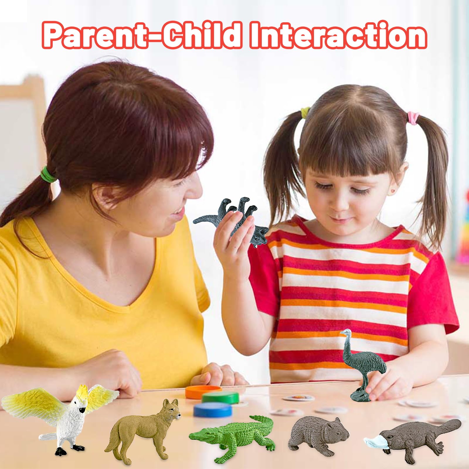 Snapklik.com : Newmemo Mini Australian Wildlife Animal Figurines Toy ...