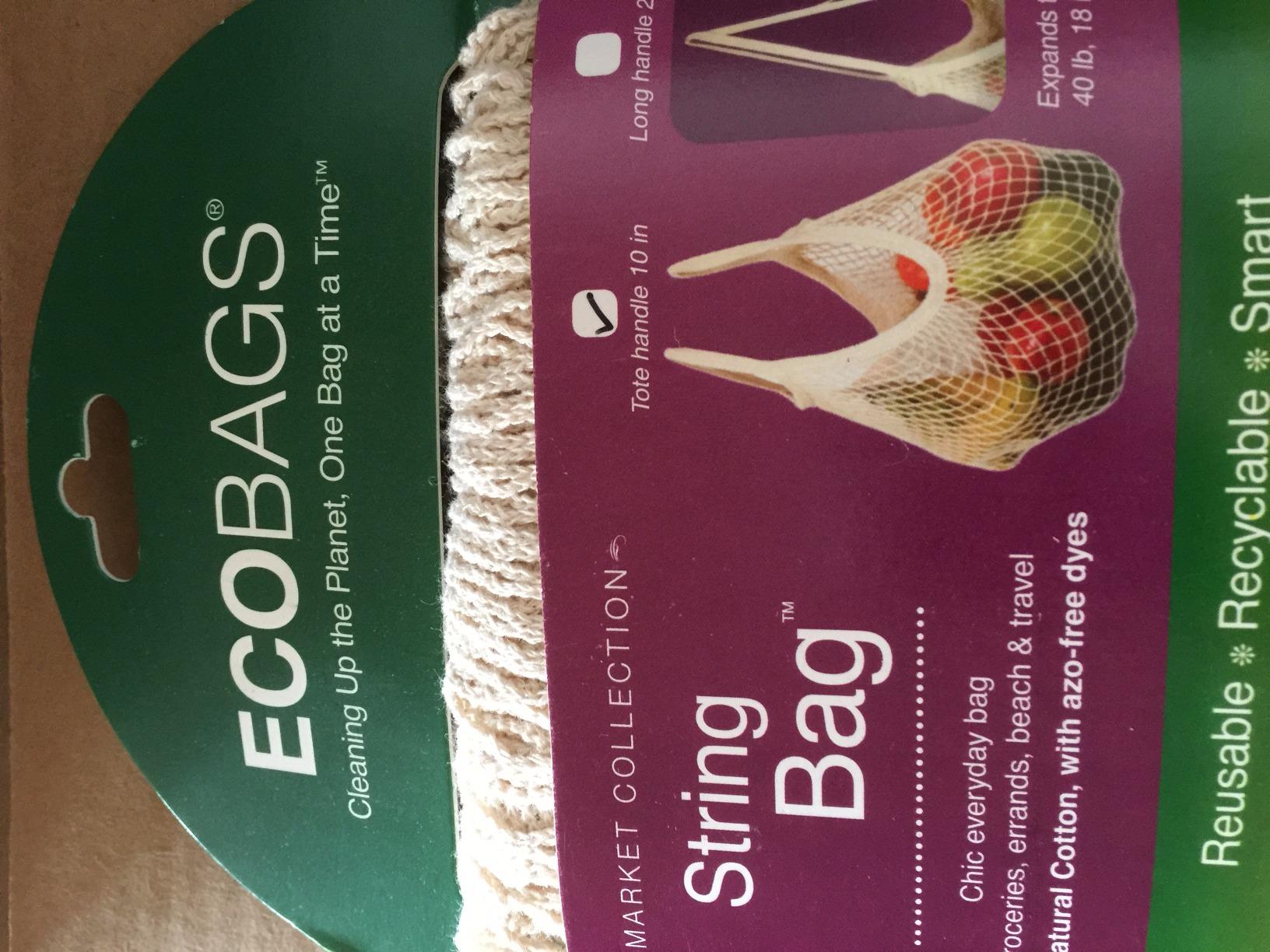 Amazon.com: ECOBAGS® Milano Style String Bag - Natural : Home & Kitchen