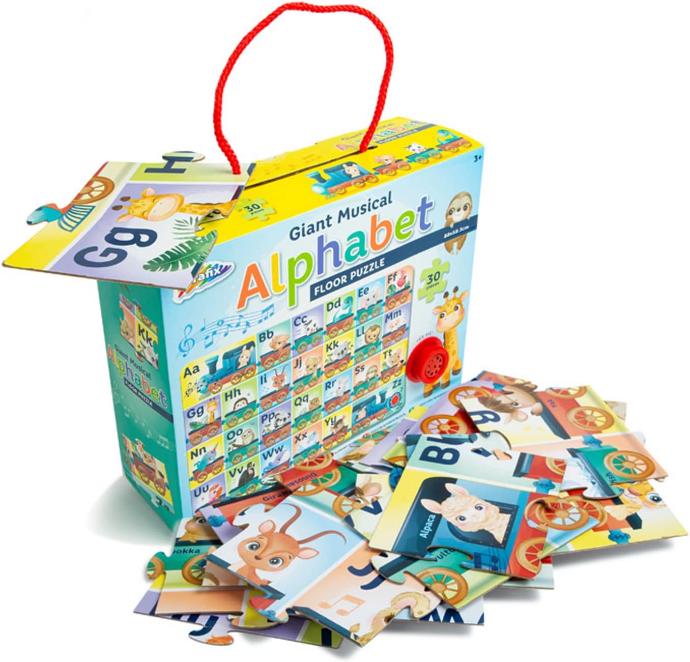 Grafix Giant Musical Alphabet Floor Puzzle : Amazon.co.uk: Toys & Games