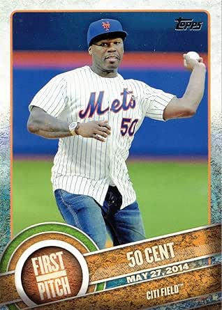 Amazon.com: 2015 Topps First Pitch #FP-14 50 Cent Baseball Card ...