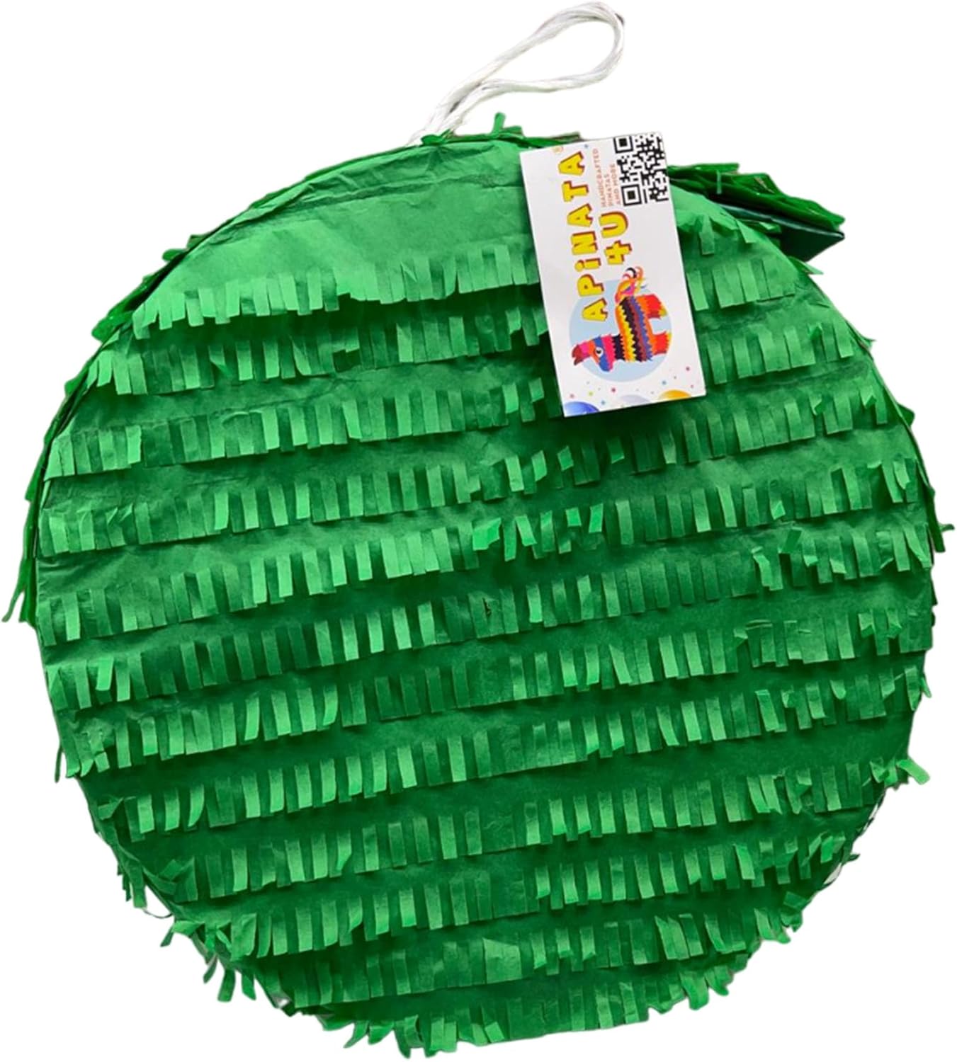 Amazon.com: APINATA4U Round Green Pinata, Solid Color Circle Party ...