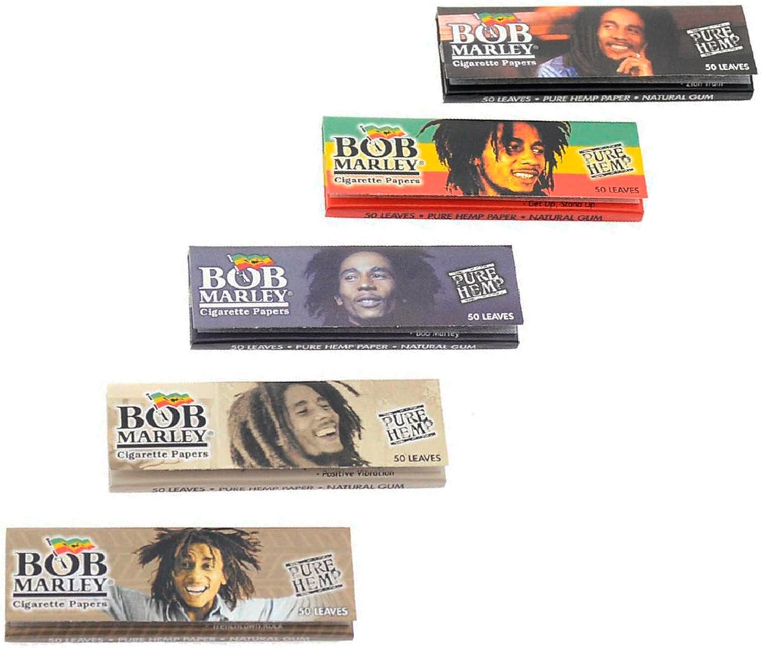 Amazon.com: Bob Marley Rolling Paper - 1 1/4" Medium Size (78mm) Paper ...