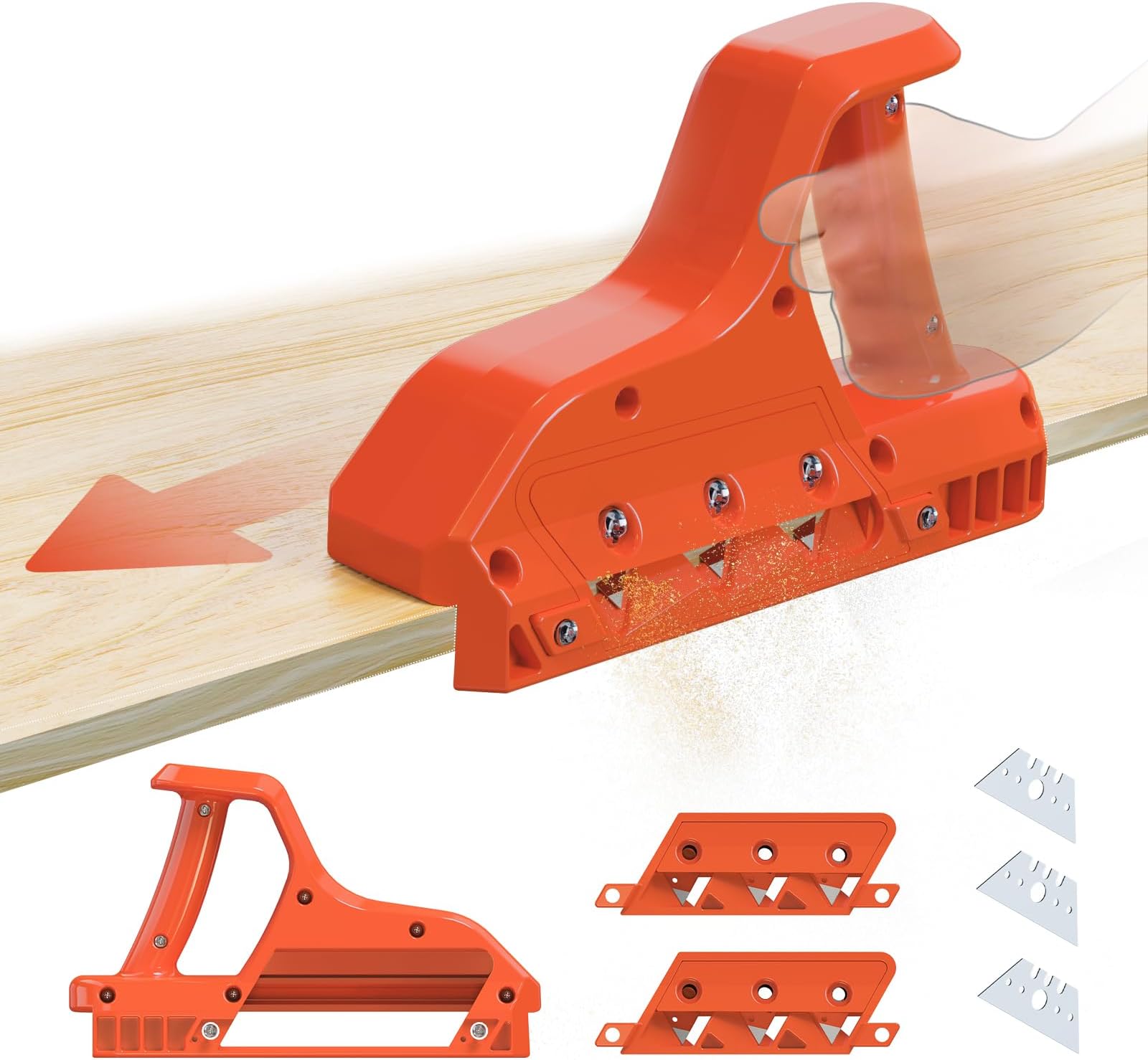 Woodworking Edge Trimmer, 3 Blades Chamfer Plane Edge Plane Edge ...