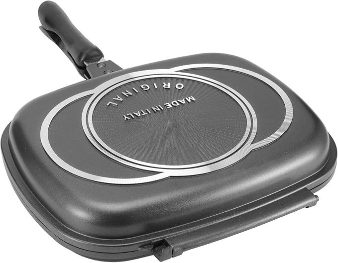 Amazon.com: CHICIRIS Double Sided Frying Pan, Double Grill Pan Kitchen ...