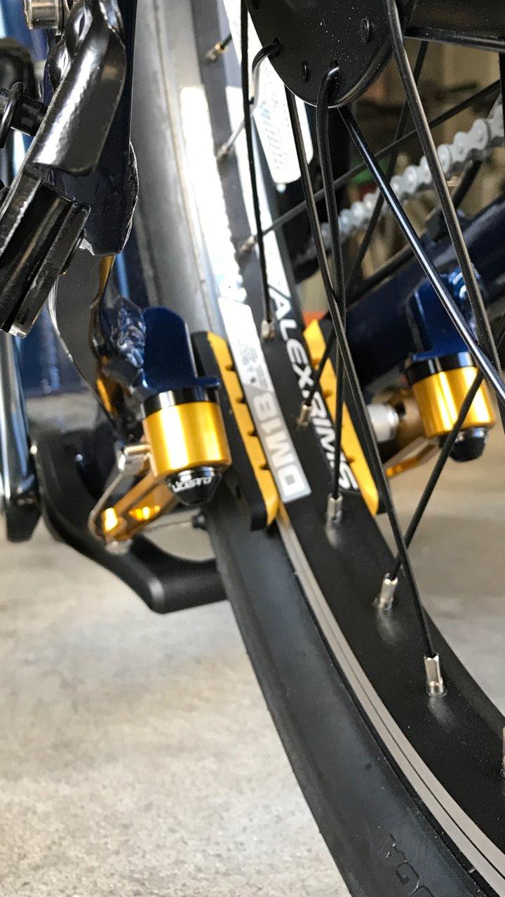 Amazon | JAG WIRE(ジャグワイヤー) MOUNTAIN SPORT Vブレーキパッド イエロー JS908T-Y ...