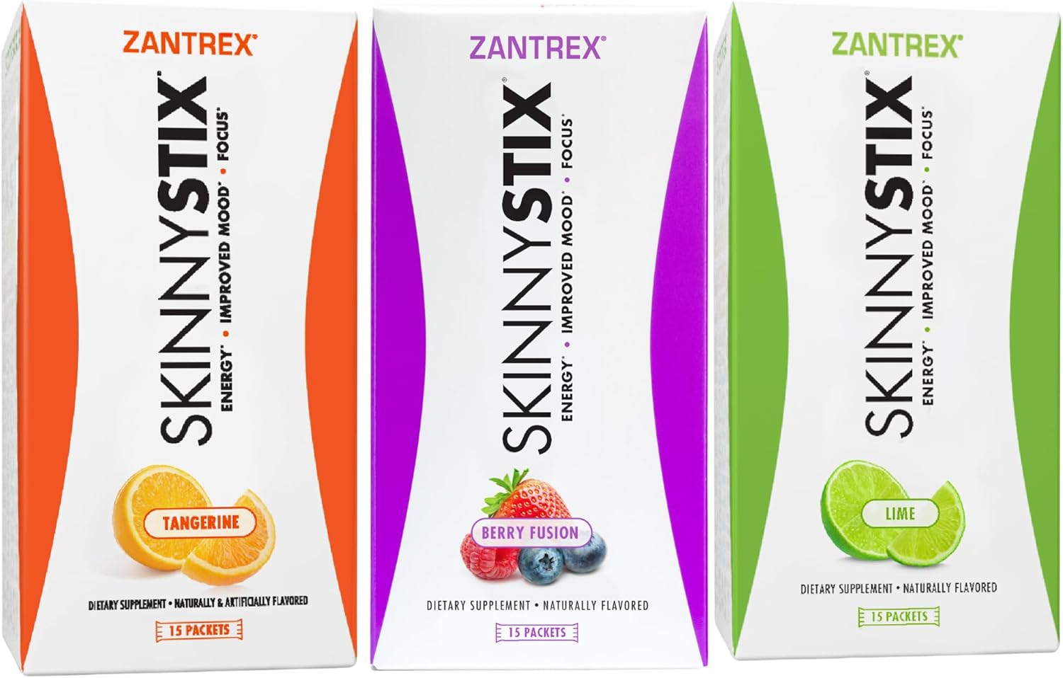 Amazon.com: Zantrex Skinnystix Sampler Pack - Energy Powder - Mood ...