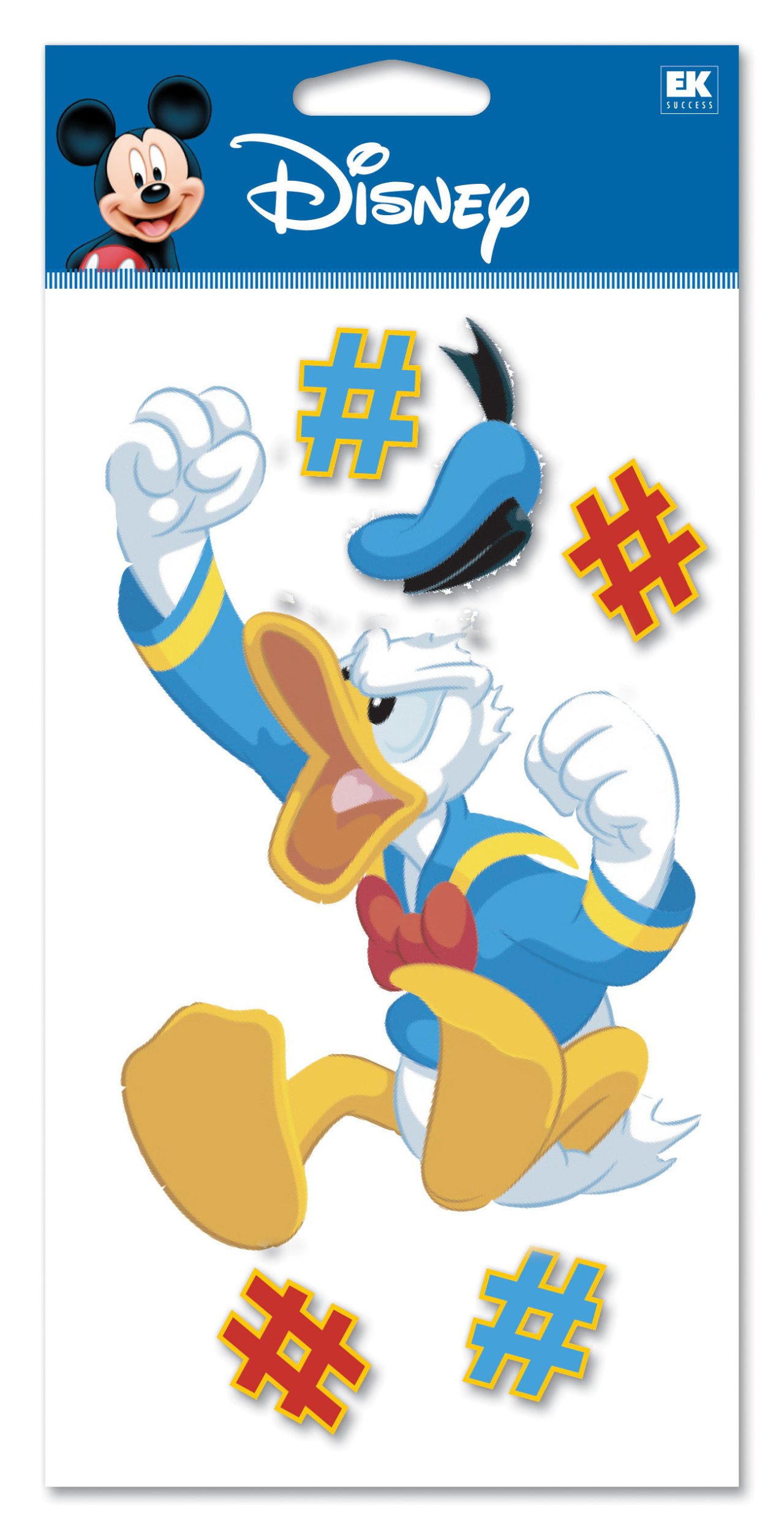 Amazon.com: Disney Jumbo Donald Duck Dimensional Sticker
