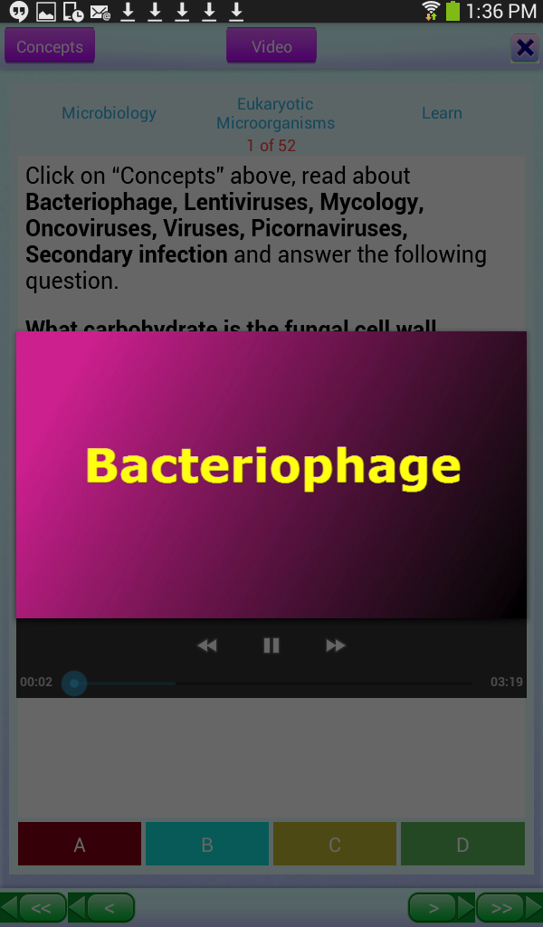 QVprep Microbiology Tutor with Video Lessons and Quiz:Amazon.com:Appstore for Android