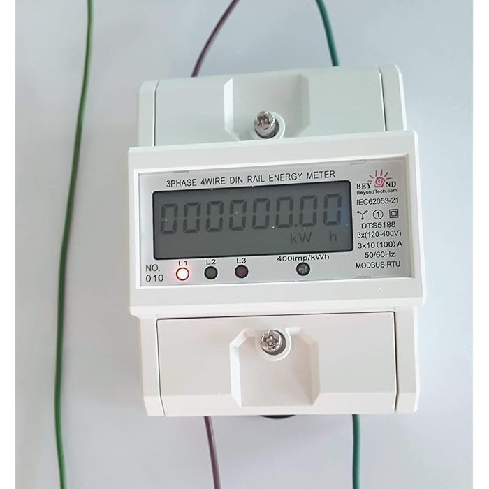 Buy Smart Kwh electric meter internal CT Din Rail Energy usage 120V ...