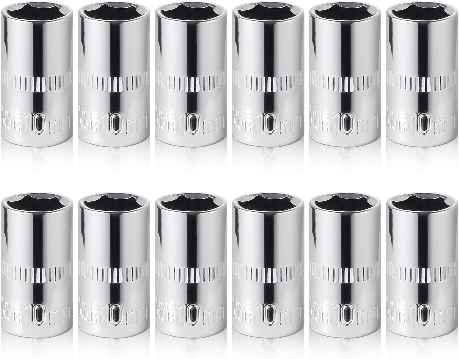 Amazon.com: [12pcs] Durable 10mm Socket, 1/4 socket set,Shallow Socket ...