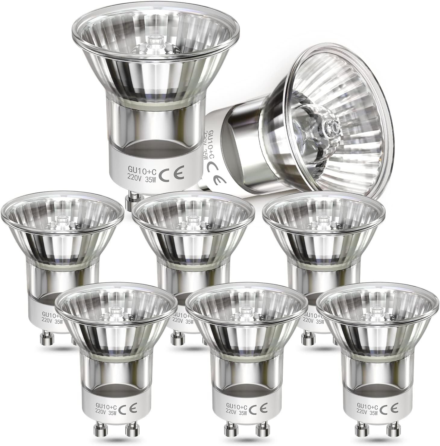 Bonlux MR11 12V 10W Spotlight Bulb 2 Pin 35mm GU4 Halogen Bulbs, MR11 ...