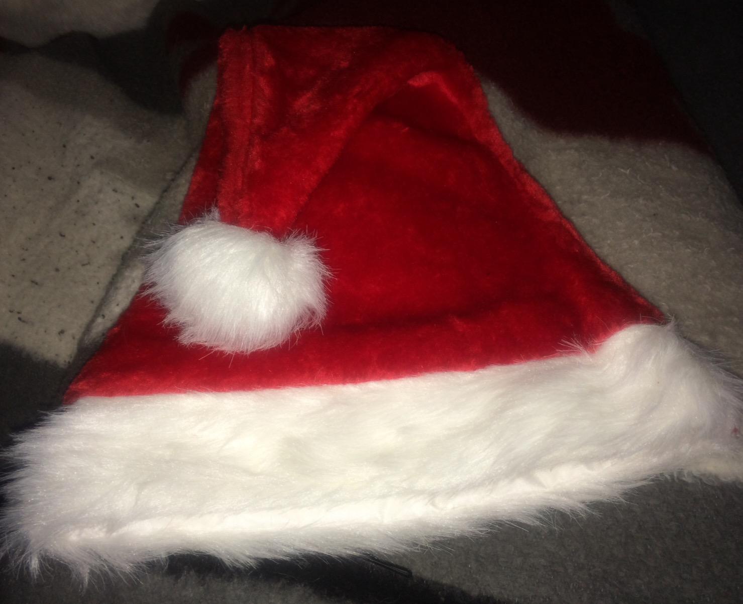 Amazon.com: Santa Claus Hat is Plush Fuzzy and Fun! : Home & Kitchen