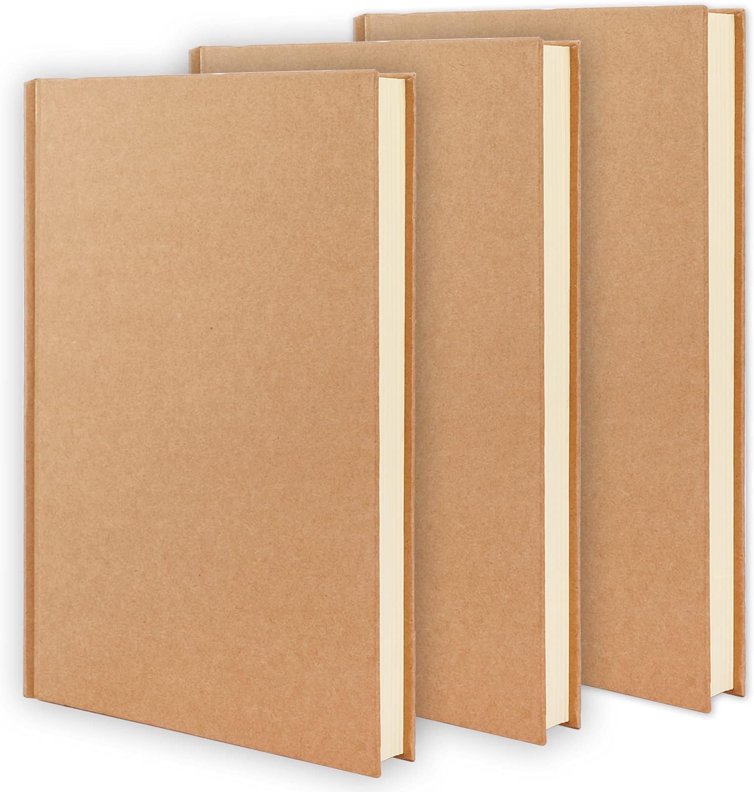 Amazon.com : EOOUT 3pcs Blank Notebook, Hardcover Sketchbook Unlined ...