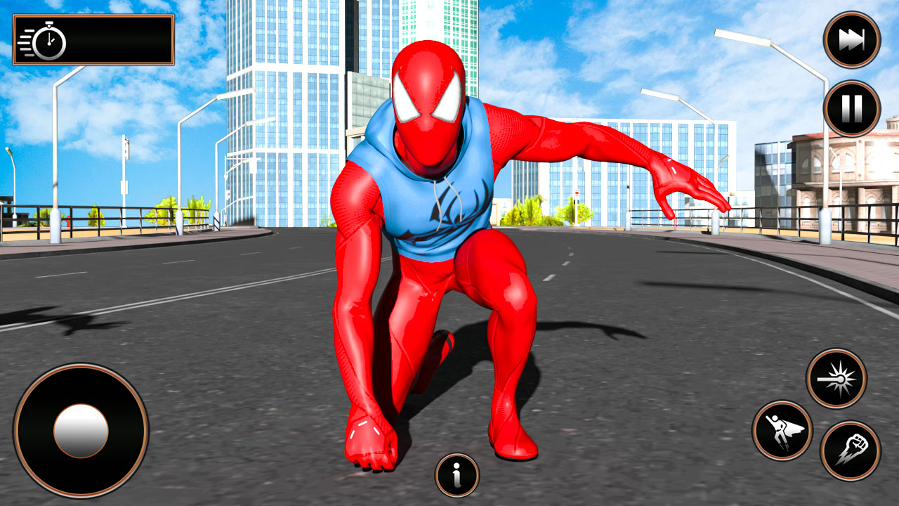 Super City Flying Spider Rope Hero Games: Real Open World Fighting ...