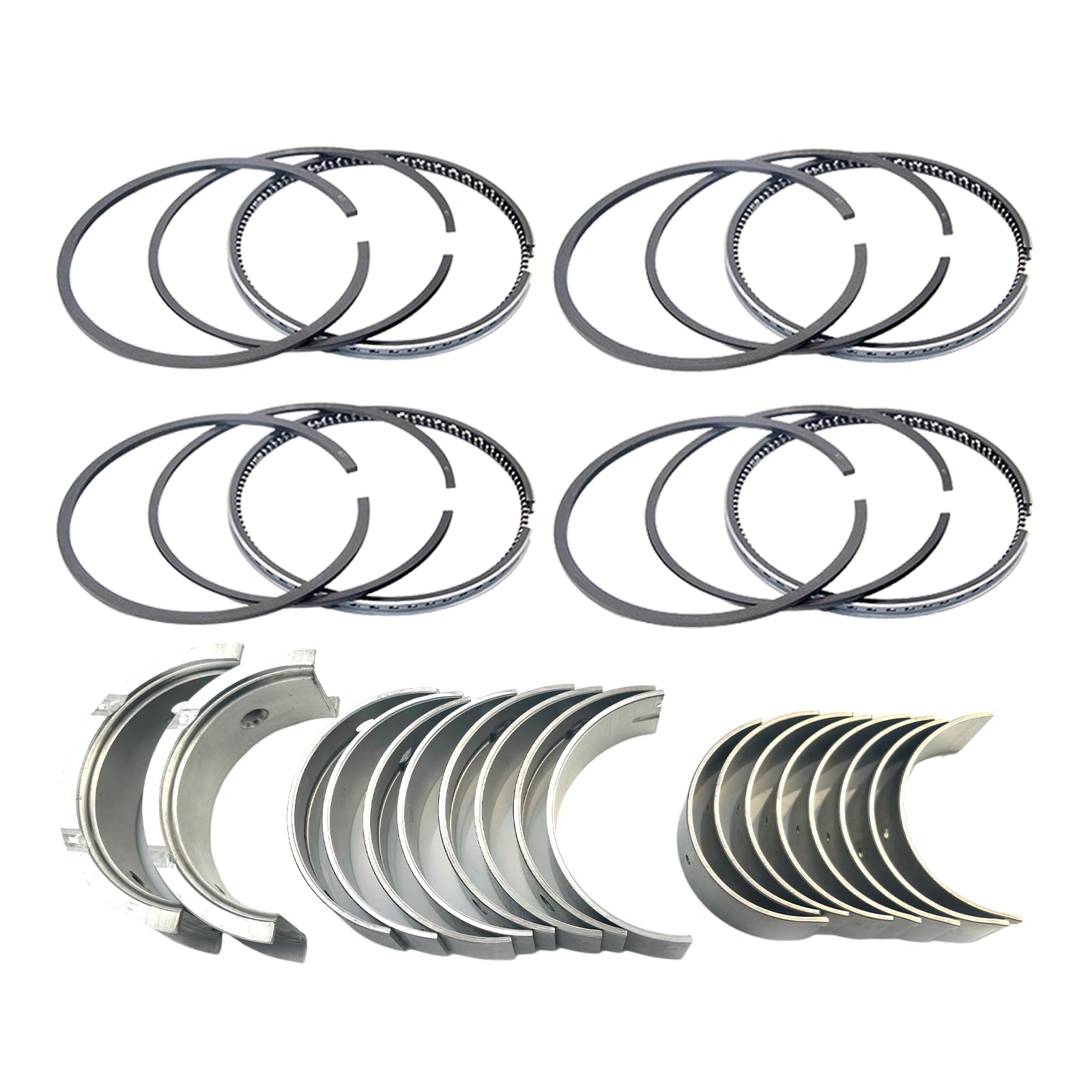 Mitsubishi 4M40 Piston Rings 4M40 Engine Bearing & Piston Ring Kit ...