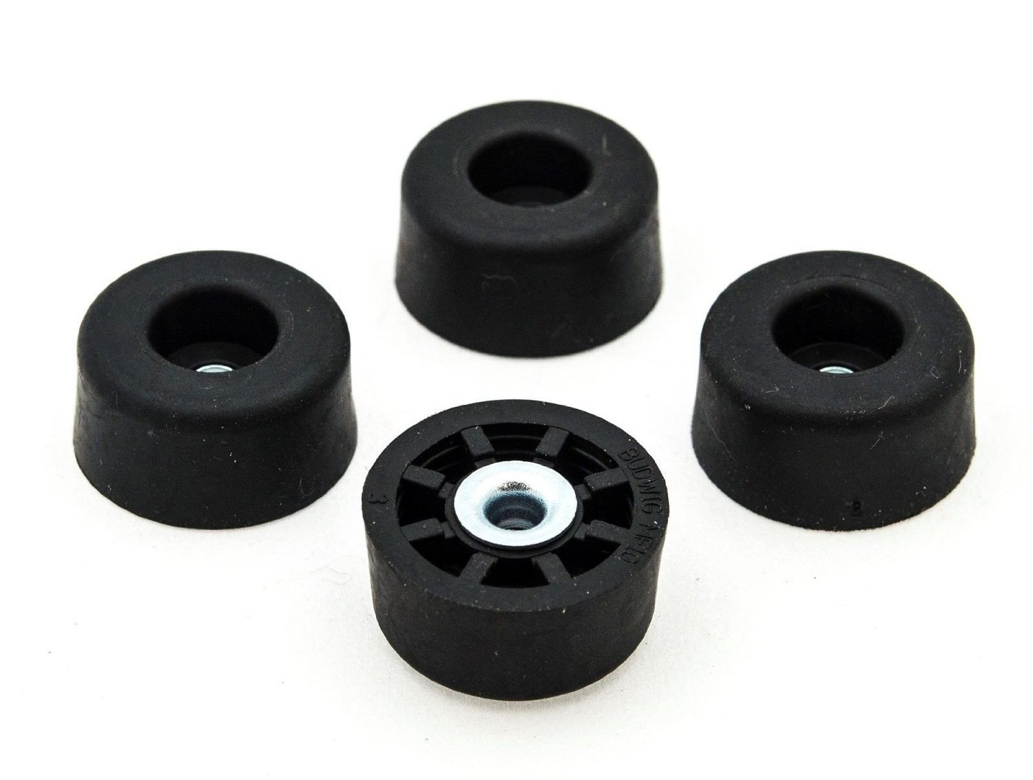 20 Large Tall Round Rubber Feet Bumpers - .625 H X 1.250 D - Made in ...