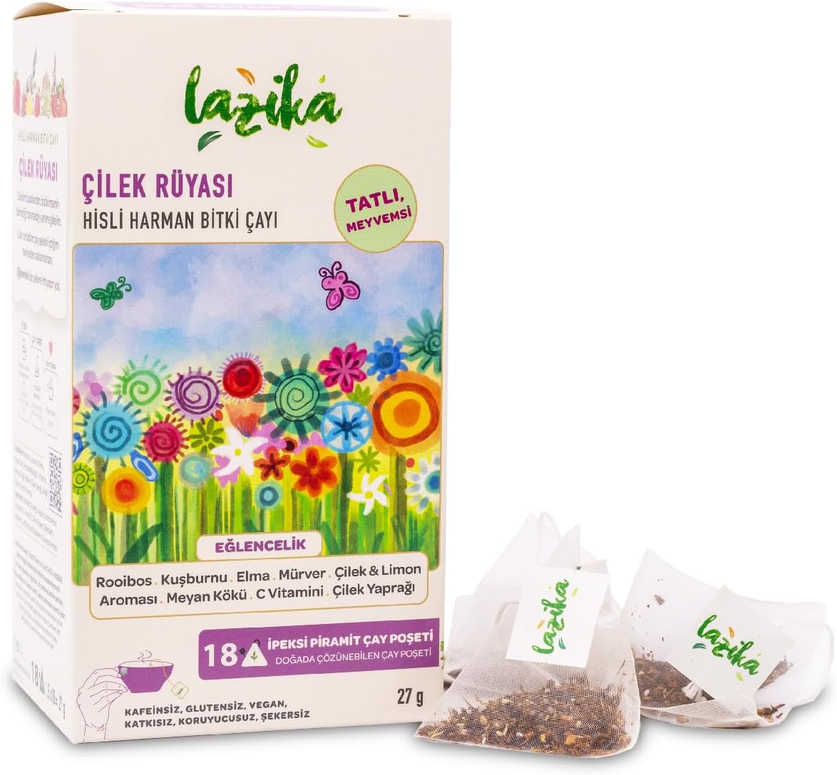 Lazika Çilek Rüyası Bitki Çayı – Tatlı İsteğini Azaltmaya Yardımcı ...