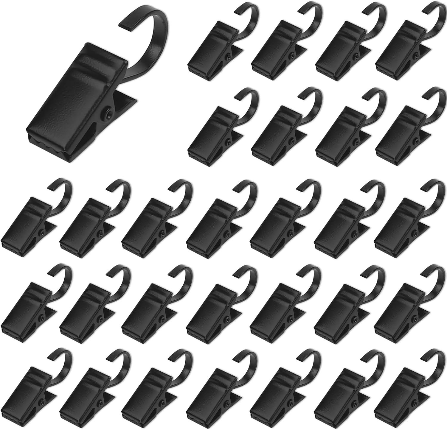 Amazon.com: WisePoint 30pcs Curtain Clips with Hooks, Stainless Steel ...