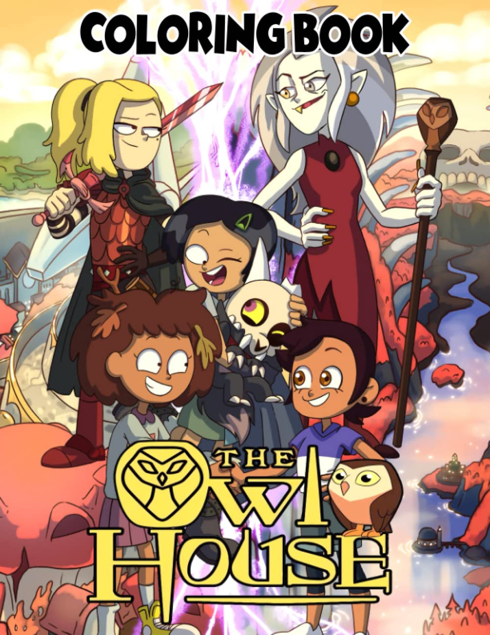 Buy Thé Ówl Hōuse Coloring Book: 105+ Great Coloring Pages For Kids ...