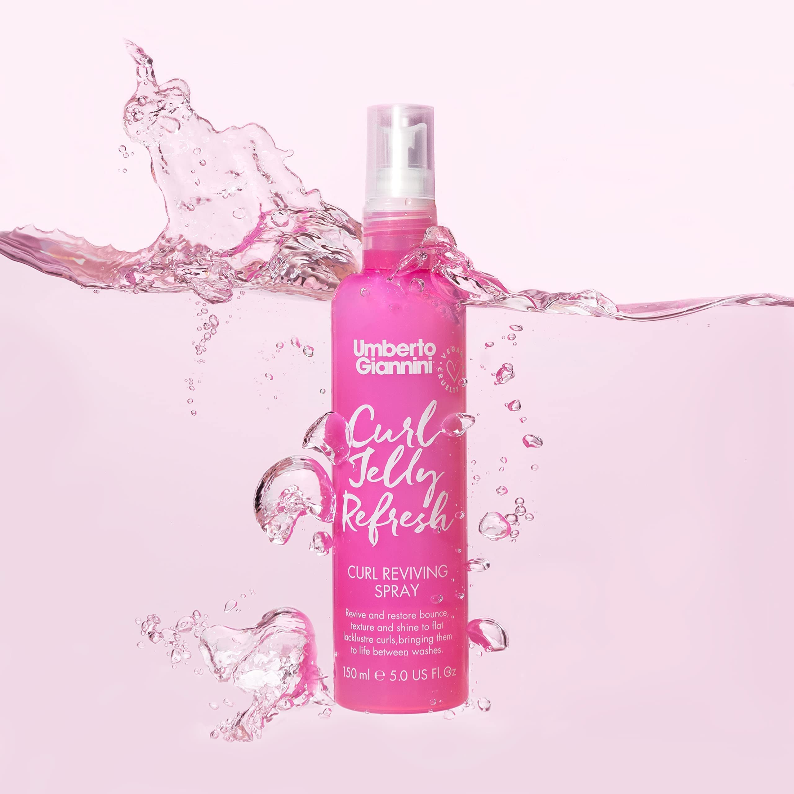 Umberto Giannini Curl Jelly Refresh - Curl Refreshing Styling Spray for ...