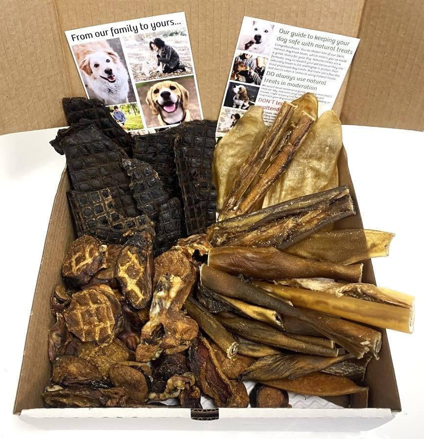 100% Natural Dog Treat Box: The BEEFY BOX (900g of beef dog treats ...