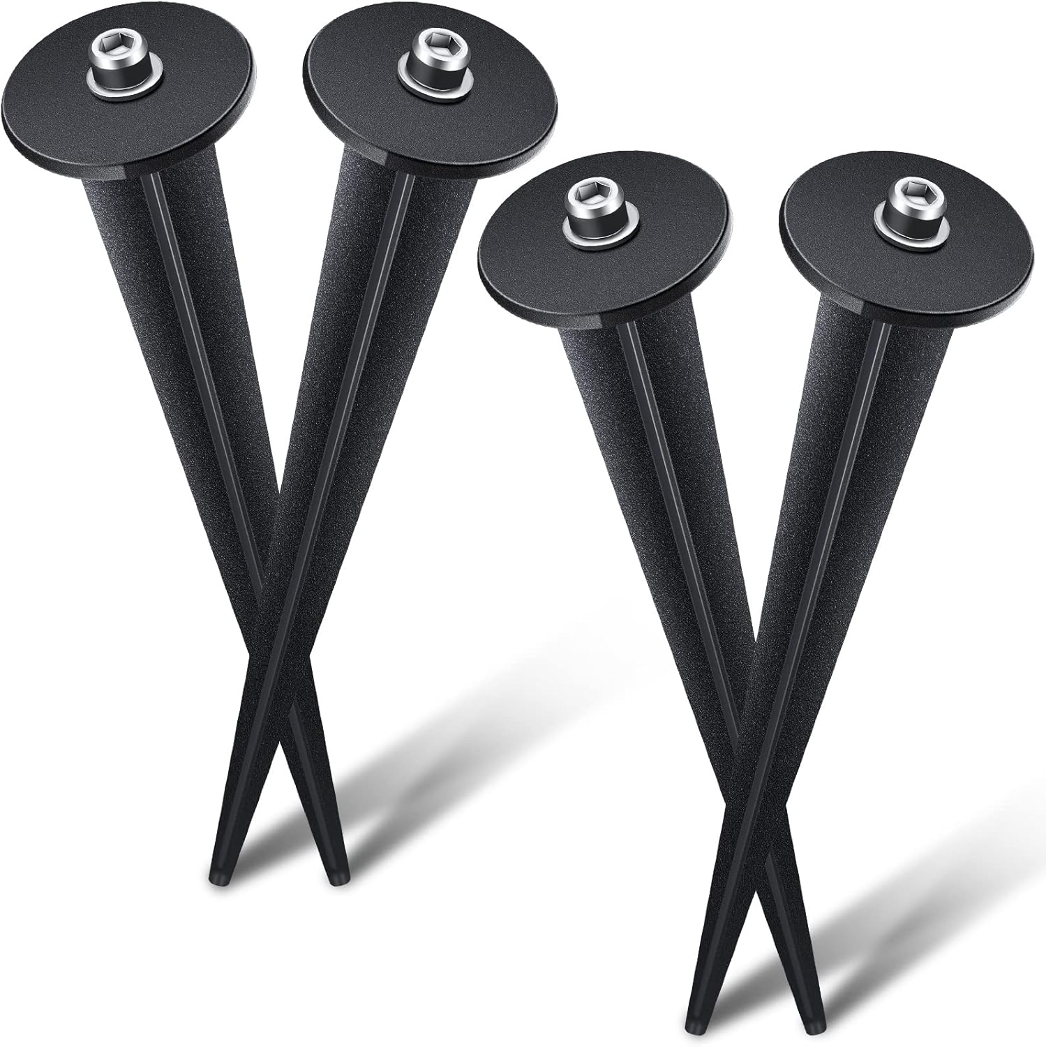 Amazon.com : Zhengmy 4 Packs Threaded Spike Flood Light Ground Stake ...