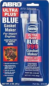 ABRO Ultra Plus Silicone Gasket Maker Silicone Sealant Blue 999, for Import Engines, Sensor Safe ...