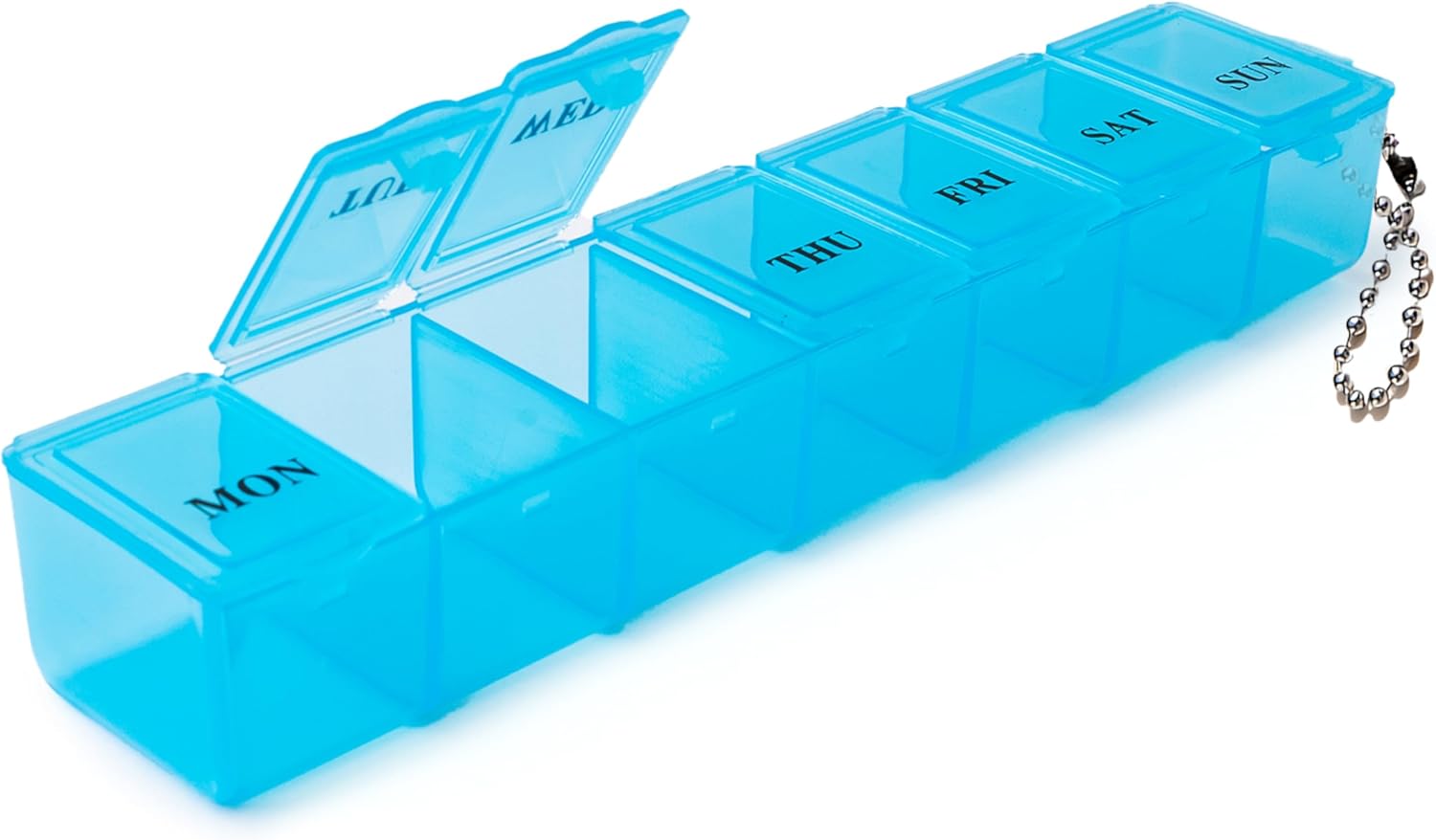 Pill Boxes 7 Day 1 Times a Day - Pill Box Organiser Weekly Tablet Box ...